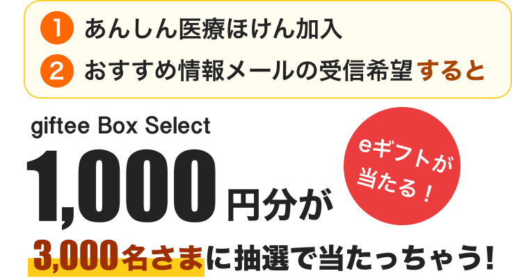 超PayPay祭×PayPayほけん giftee Box Select1,000円分が3,000名様に抽選で当たっちゃうキャンペーン｜PayPayほけん（PayPay保険サービス株式会社）【公式】